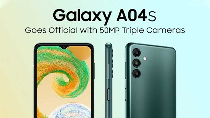 Samsung Galaxy A04s Goes Official with 50MP Camera and 5000mAh Cell ...
