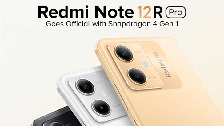 Xiaomi Redmi Note 12R Pro Debuts with OLED 120Hz & Snapdragon 4 Gen 1 ...