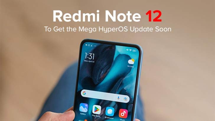 Xiaomi Redmi Note 12 Anticipates the Mega HyperOS Update; Android 14 on ...