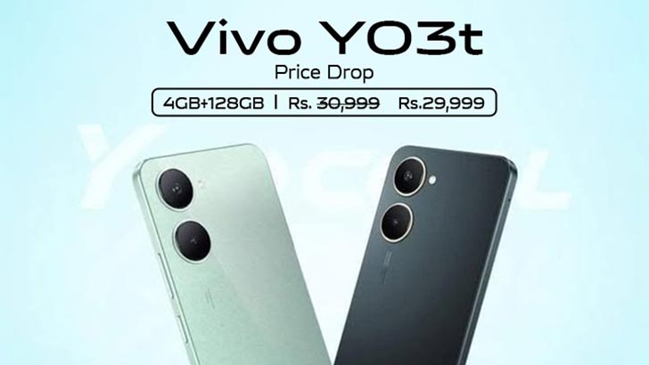 Vivo Y03t 128GB Price in Pakistan Slashed; Enjoy Rs 1,000 Discount on ...