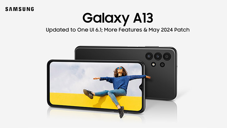 Samsung Galaxy A13 4G Updated to One UI 6.1; More Features and May 2024 ...