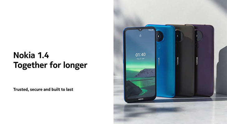 Nokia 1.4 Goes Official with Entry-level Features, Two-day Battery, and ...