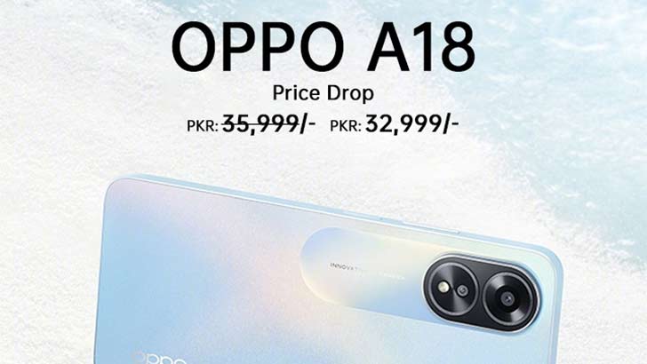 OPPO A18 Price Slashed in Pakistan; Accessible to More Buyers With Rs ...