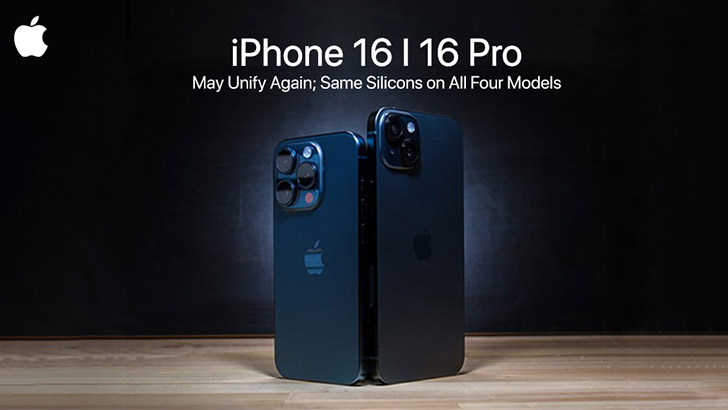 Apple iPhone 16 Series May Unify Once More; Expect Same Silicons on All ...
