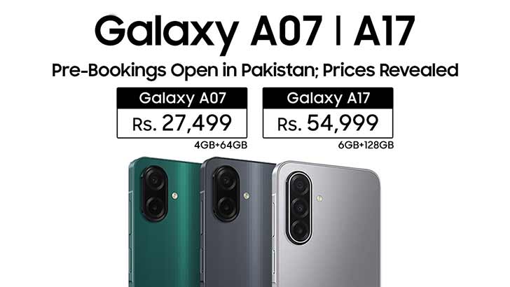 Samsung Galaxy A17 and A07 Pre-Bookings Open in Pakistan; Prices ...