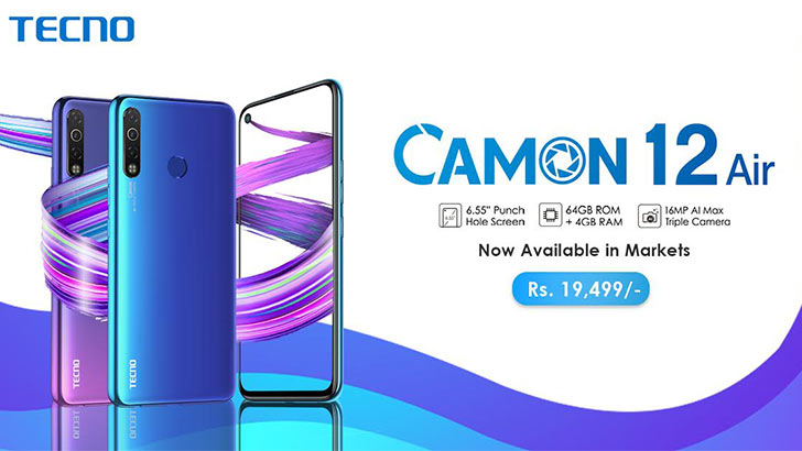 Tecno Camon 12 Air Goes on Sale Via Offline Channels - WhatMobile news