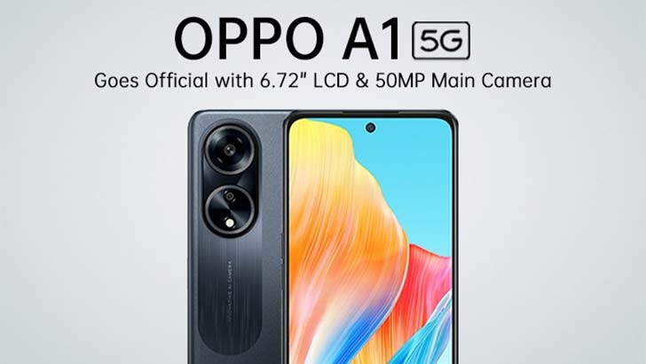 Oppo A1 5G Officialized; Android 13 Support, SD 695 Chip, & 5000mAh ...