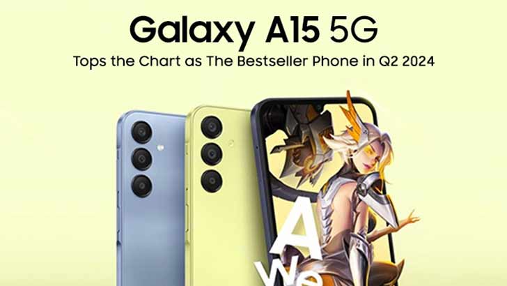 Samsung Galaxy A15 Tops the Chart as Their Bestseller Phone in Q2 2024 ...