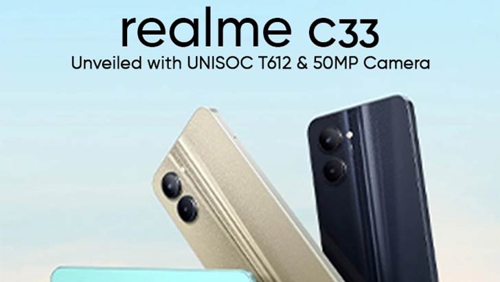 Realme C33 Unveiled; A Low-cost Conqueror with Elegant Build & Feisty ...