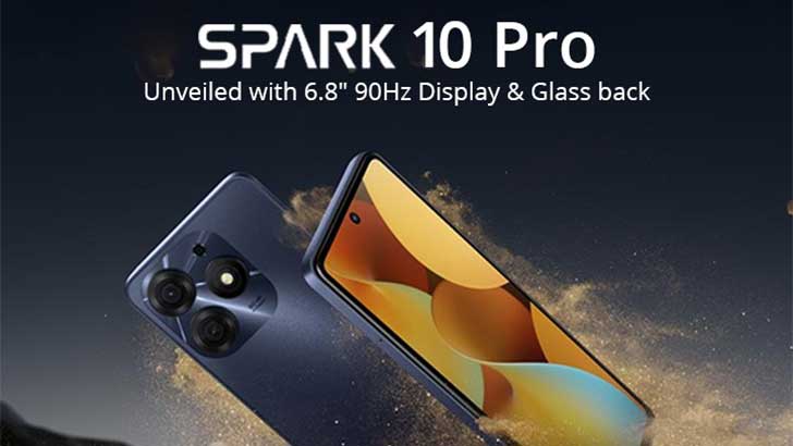 Tecno Spark 10 Pro Unveiled; Premium Glass-back design, Helio G88 SoC ...