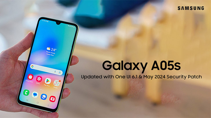 Samsung Galaxy A05s Updated with One UI 6.1 and May 2024 Security ...