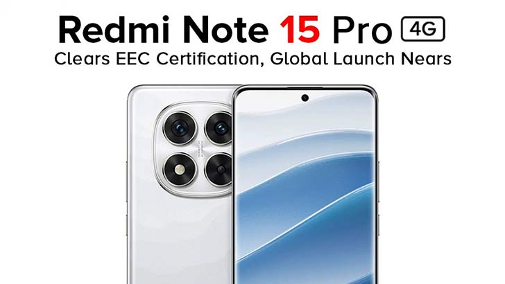 Xiaomi Redmi Note 15 Pro 4G Receives Certification in Europe Ahead of ...
