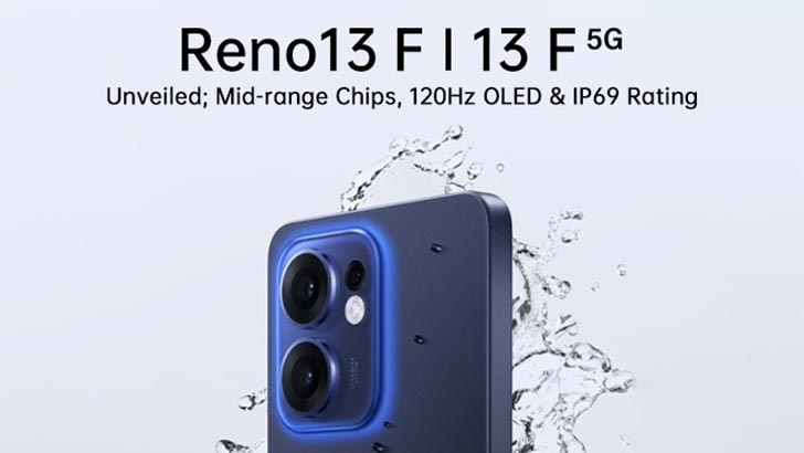 OPPO Reno 13F 4G & 5G Variants Join the Series with Midrange Chips ...