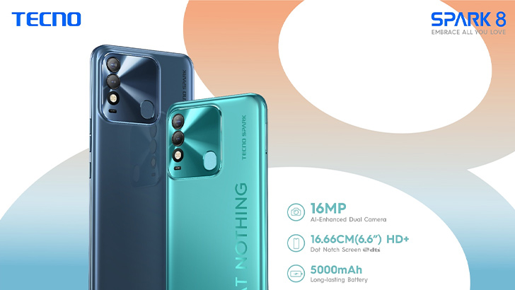 Tecno Spark 8 is Coming to Asia Next Week, 5000 mAh Battery and Sleek ...
