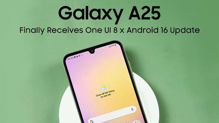 Samsung Galaxy A25 Finally Receives the Latest One UI 8 x Android 16 ...
