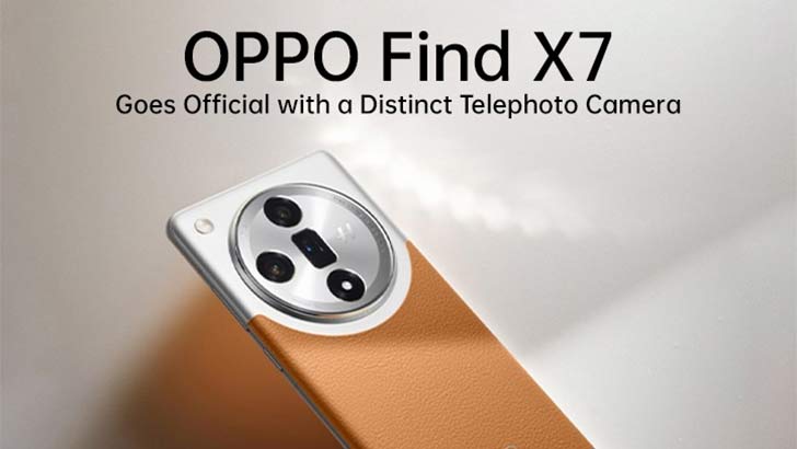 Oppo Find X7 Goes Official with a Singular Telephoto Camera & 50W ...