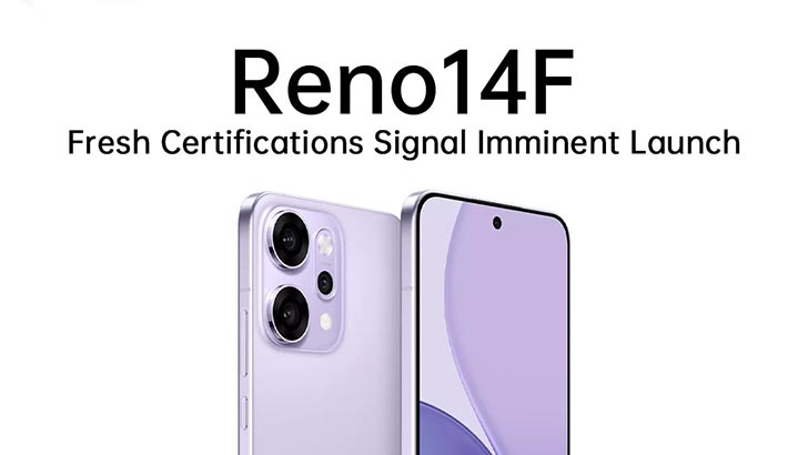 Oppo Reno 14F 5G Nears Global Launch as Multiple Certifications Appear ...