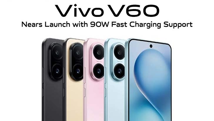 Vivo V60 May Launch Soon with 90W Fast Charging, TUV Listing Confirms ...