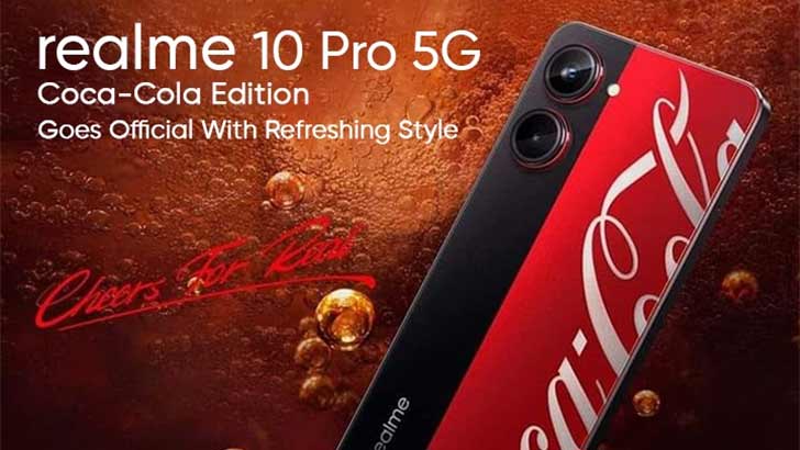 Realme 10 Pro Coca-Cola Edition Freshens the Lineup; Launched with ...