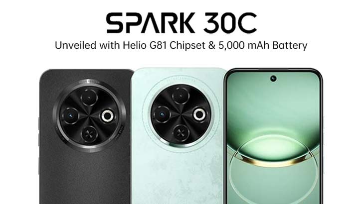 Tecno Spark 30C Debuts with Smooth 120Hz Display and Helio G81 Chipset ...