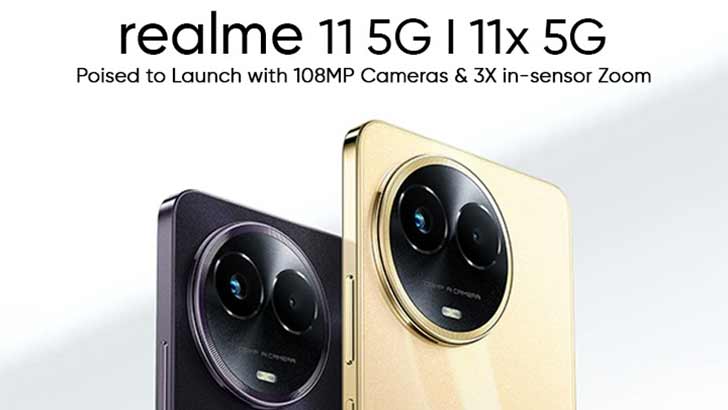 Realme 11 5G | Realme 11x 5G Poised to Launch with 108MP Cameras and 3X ...
