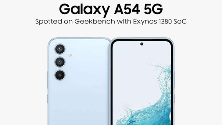 Samsung Galaxy A54 5G Appears on Geekbench Unveiling Exynos 1380 SoC On ...