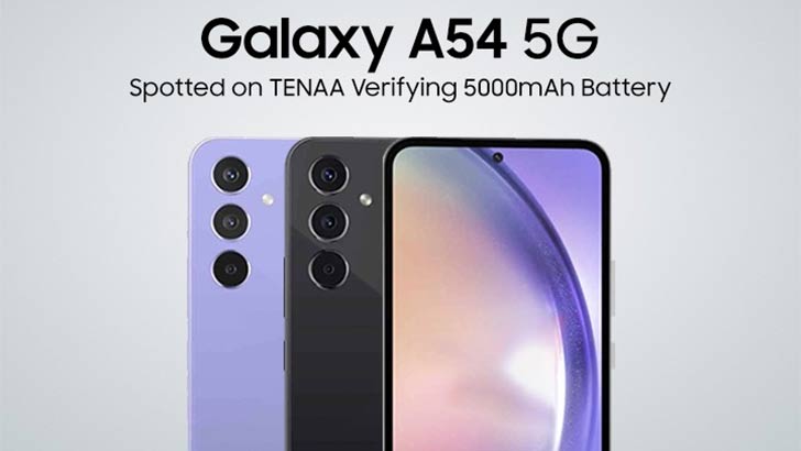Samsung Galaxy A54 Spotted on TENAA Verifying 5000mAh Battery and 25W ...
