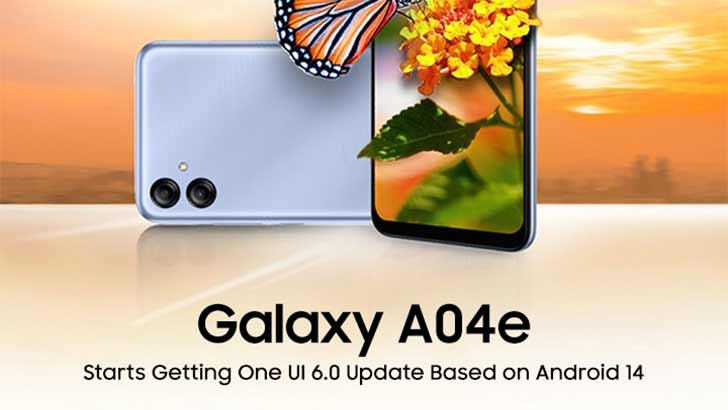 Samsung Galaxy A04e Receives One UI 6.0 Update Infused with Latest ...