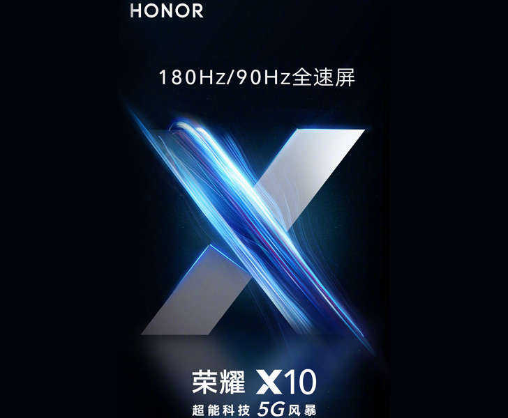 Honor X10 Teased in an Official Poster, Confirms the Pop-up Camera and ...