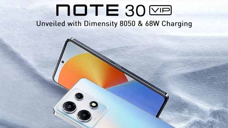 Infinix Note 30 VIP has Unveiled; All-Round 50W Wireless Charging Under ...