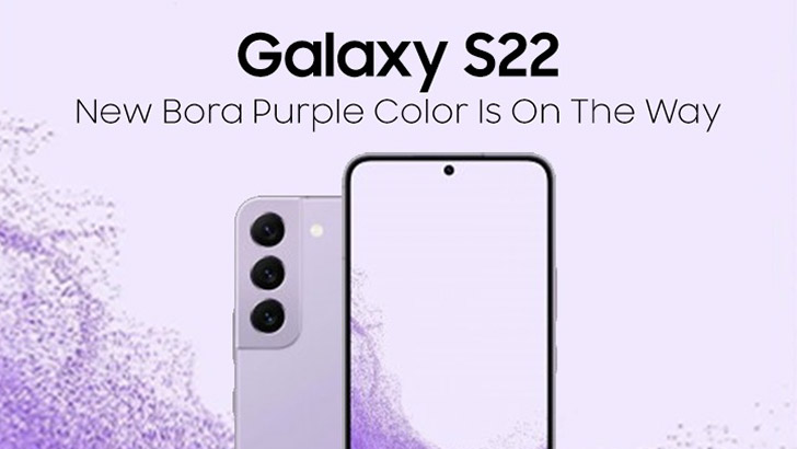 Samsung Galaxy S22 Leaks in a Stunning New Bora Purple Shade ...