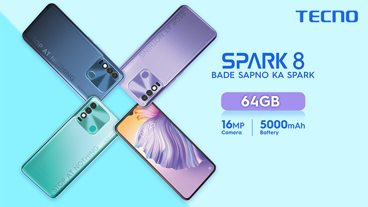 Tecno Spark 8 Reaches Asia Featuring a Redesigned Shell and a 5,000 mAh ...