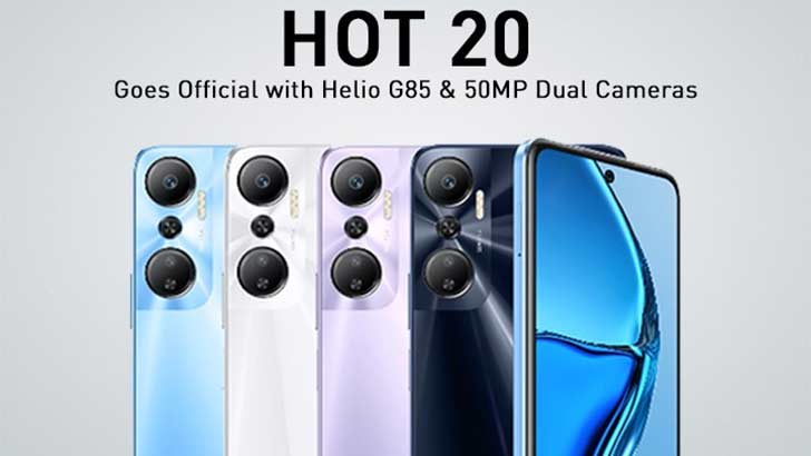 Infinix Hot 20 4G Goes Official at a Cheaper Price, a Bigger 6.82'' LCD ...