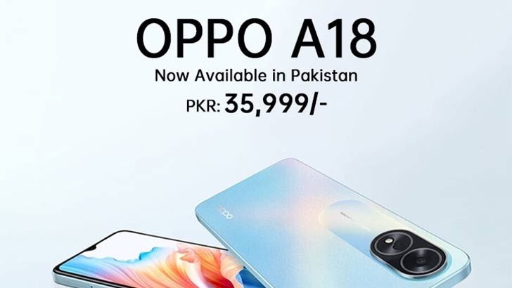 Oppo A18 (4/128GB) Lands in Pakistan; Affordable Maestro with Helio G85 ...