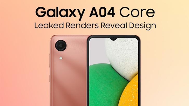 Samsung Galaxy A04 Core Featured in Leaked Renders; Design and Color ...