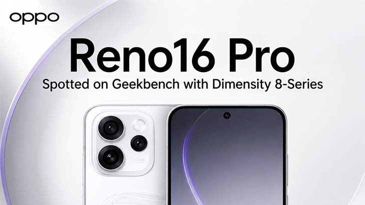 Oppo Reno 16 Pro Global Appears on Geekbench with RAM and Chipset ...