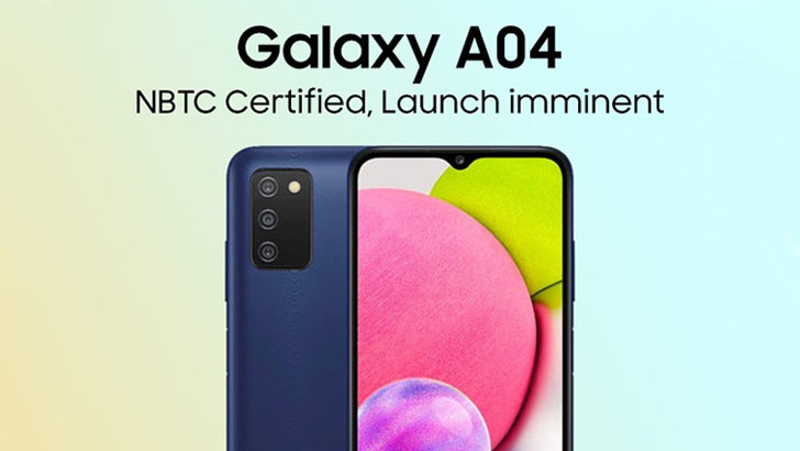 Samsung Galaxy A04 Secures an NBTC Certification; Launch Just Around ...