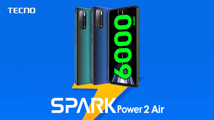 Tecno Spark Power 2 Air Unveiled with a Humongous 7.0 inch Screen and a ...