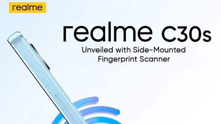 Realme C30s Goes Official with UNISOC Chip, Side Mounted Fingerprint ...