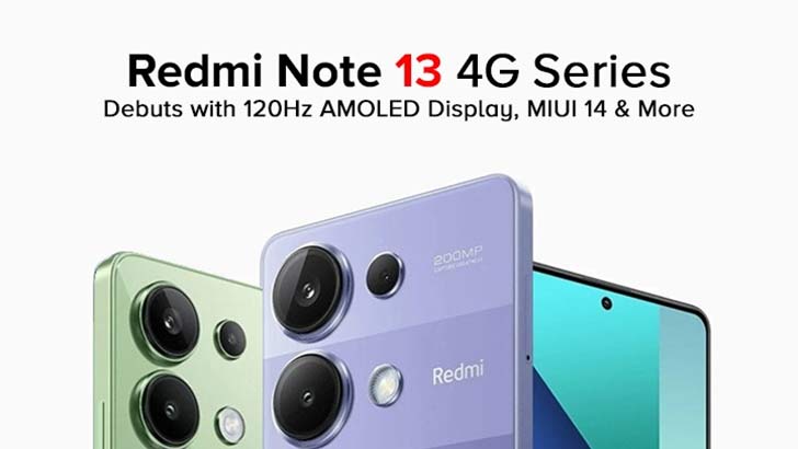 Xiaomi Redmi Note 13 4G and Note 13 Pro 4G Launched; 120Hz AMOLED ...