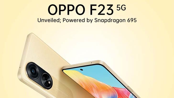 Oppo F23 5G Unveiled; Powered by Snapdragon 695 SoC, 5000mAh Cell ...