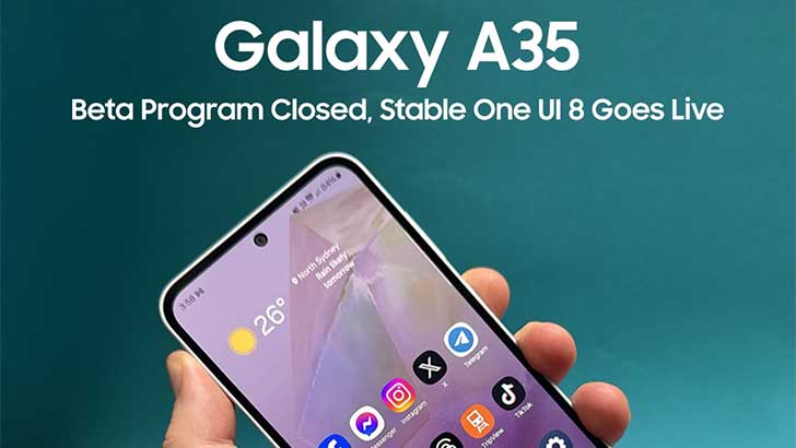 Samsung Galaxy A35 Closes the Beta Program; Stable One UI 8 Update ...