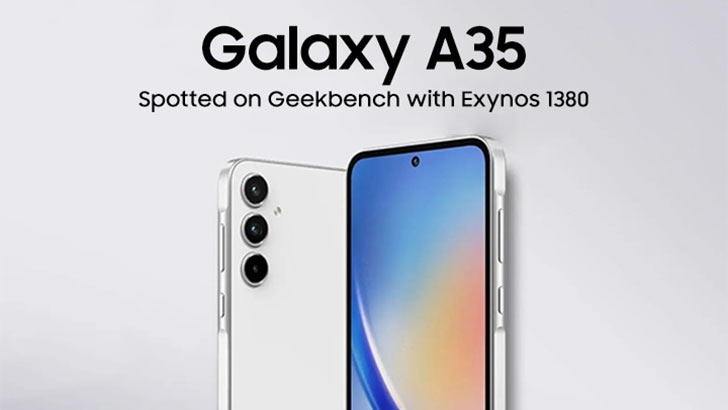Samsung Galaxy A35 Spotted on Geekbench; Reveals Exynos 1380 Chip & 6GB ...