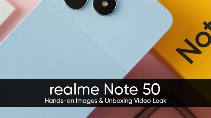Realme Note 50 Takes the Spotlight with Leaked Hands-On Images and ...