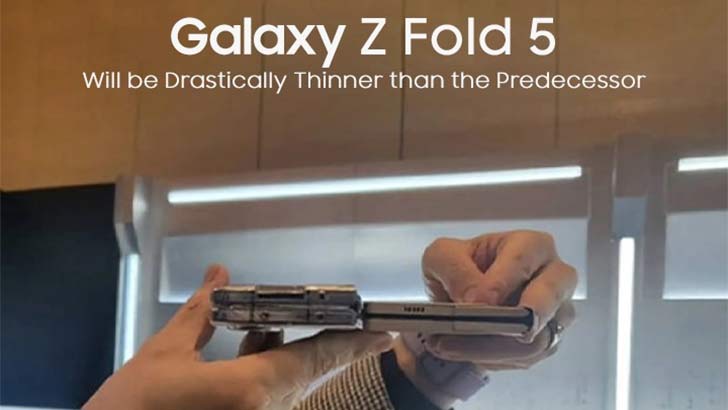 Samsung Galaxy Z Fold 5 Prototype Gives an Early Peek at the New Design ...