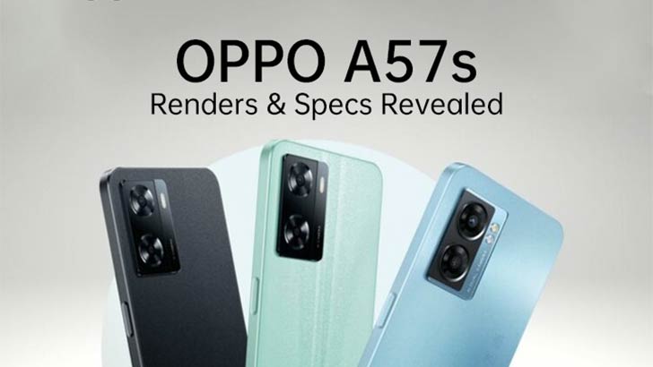 OPPO A57s Specs And Render Previews Leaked; Helio G35 and 50MP Camera ...