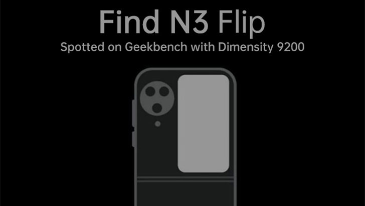 Oppo Find N3 Flip Shows up on Geekbench; 12GB RAM & Dimensity 9200 Engine - WhatMobile news