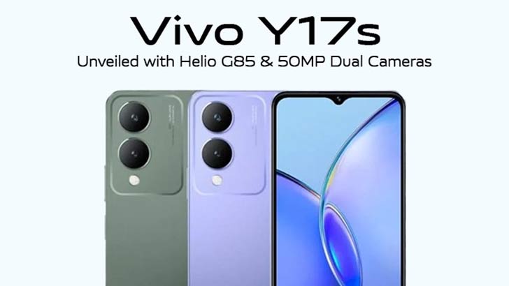 Vivo Y17s Unveiled with 50MP Camera; Packed with High-end Features ...