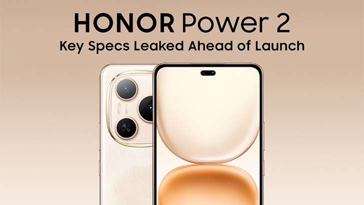 Honor Power 2 Hits a Massive Leak Ahead of Launch; Expected with 10 ...