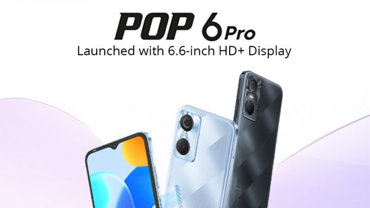 Tecno Pop 6 Pro Ultra-low Cost Delight Unveiled with HD+ LCD, 5000mAh ...